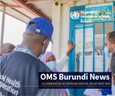 Bulletin mensuel OMS BURUNDI NEWS | OMS | Bureau régional pour l'Afrique